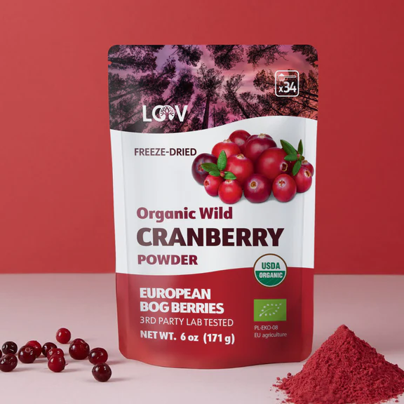 Cranberry Powder | Wild & Freeze Dried Cranberries – OtterList