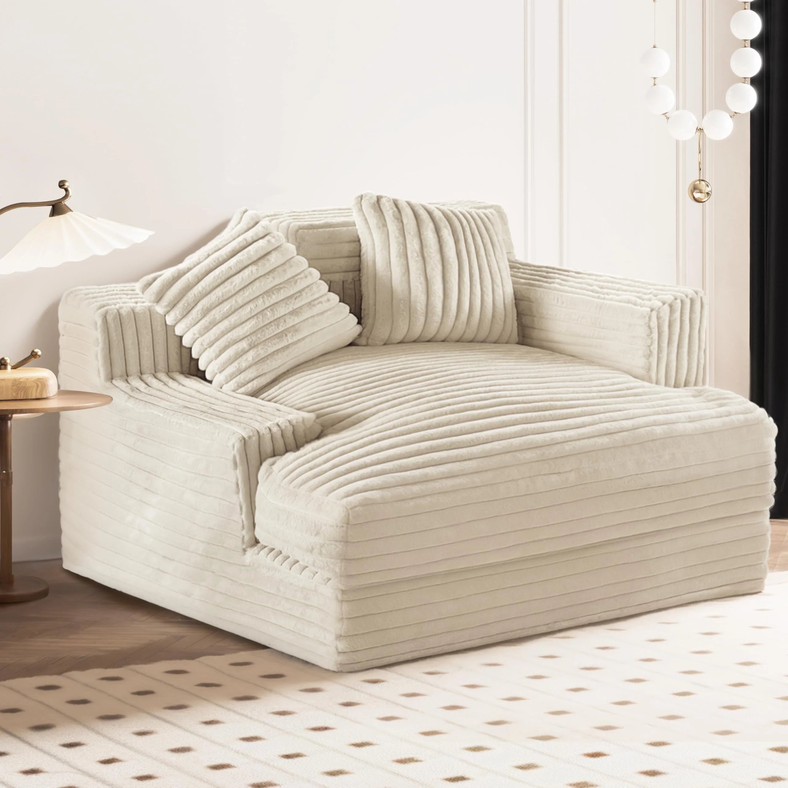 Plush Chaise Lounge Sofa, 48" – OtterList